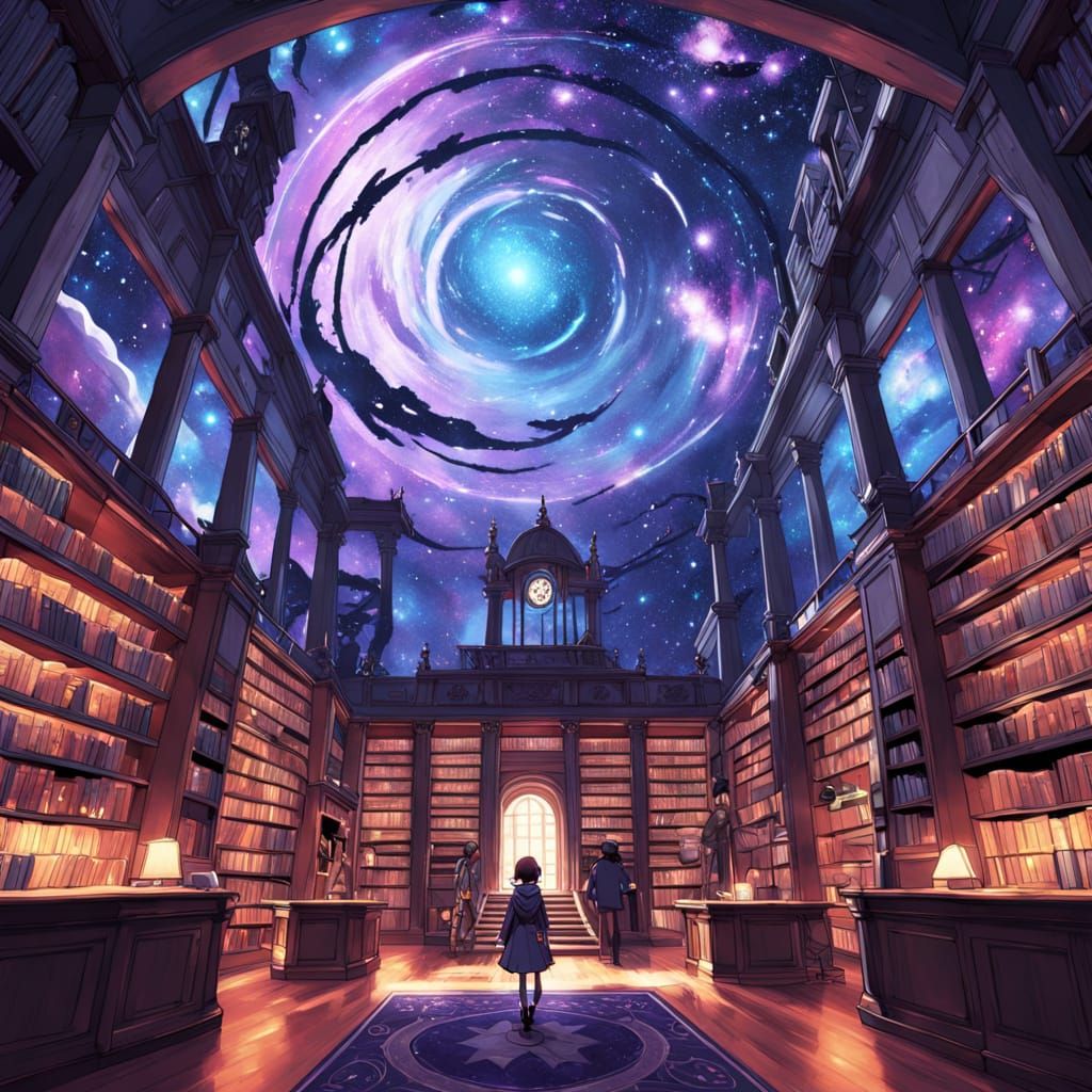A celestial library - A celestial library