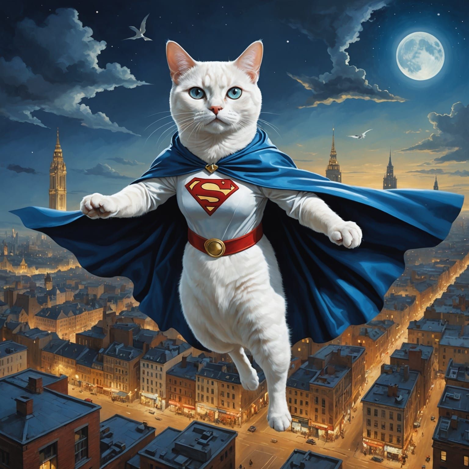 Super Catgirl to the rescue, I can leap tall buildings in a single ...