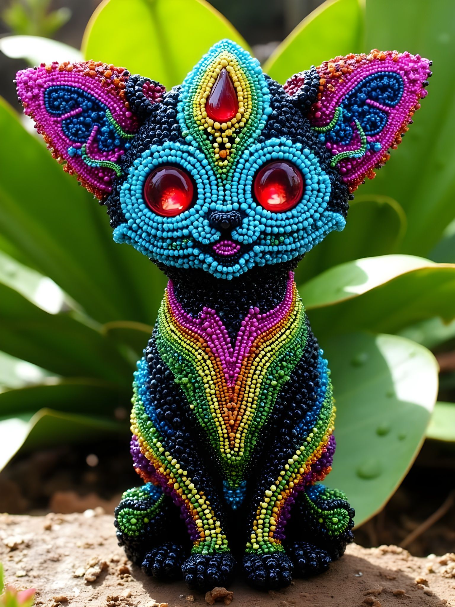 Alien Crystal Creature with a Good Soul