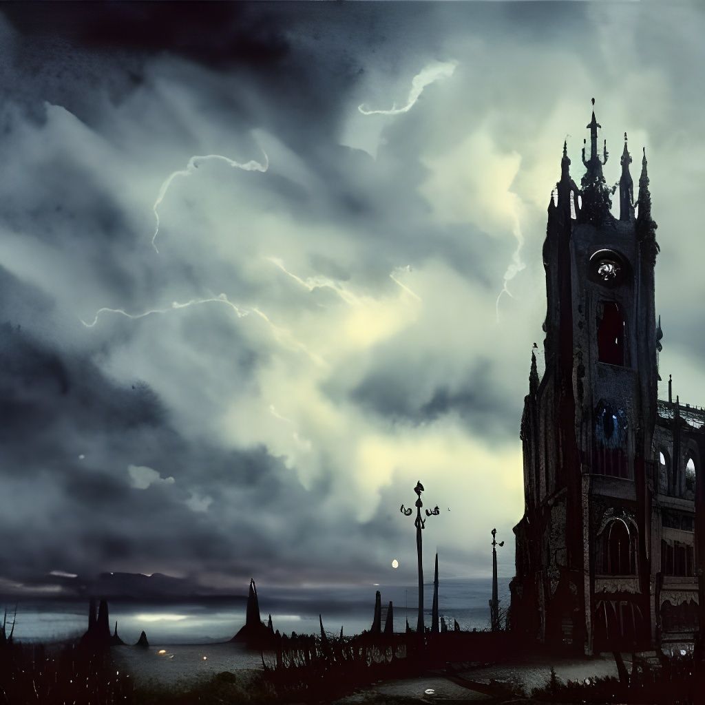 Gothic Composition 22 - AI Generated Artwork - NightCafe Creator