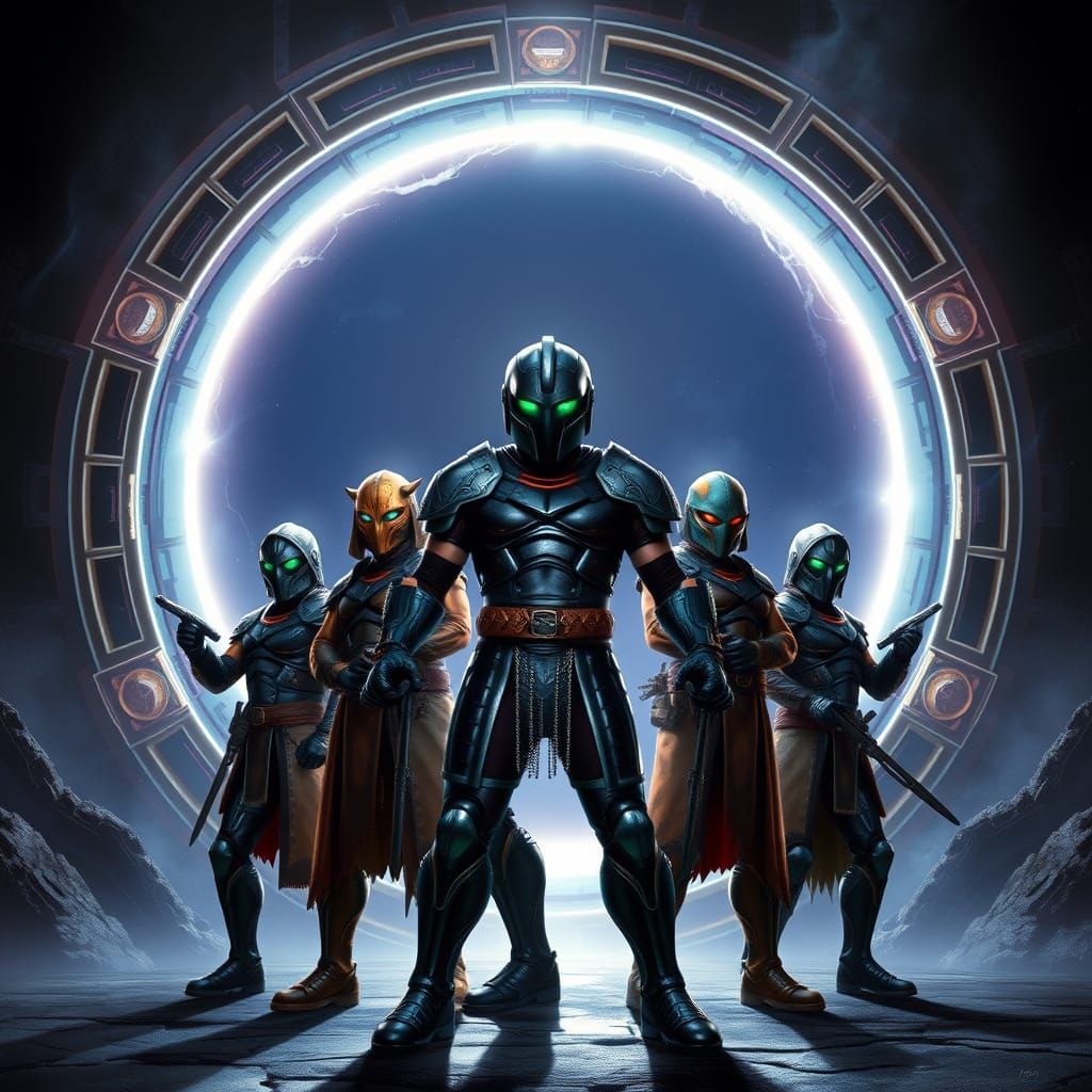 Alien Stargate SG team. - Heroes of the Cosmos: SG-1 Team St...