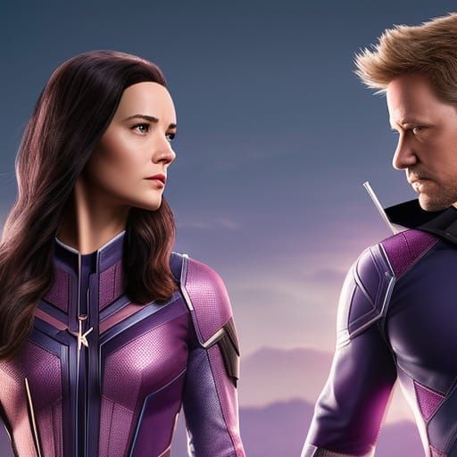 Hawkeye Squared - AI Generated Artwork - NightCafe Creator