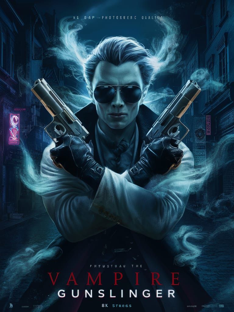 Vampire Gunslinger - AI Generated Artwork - NightCafe Creator