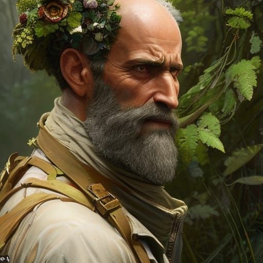 Takeshi, Human Yokai Hunter - AI Generated Artwork - NightCafe Creator