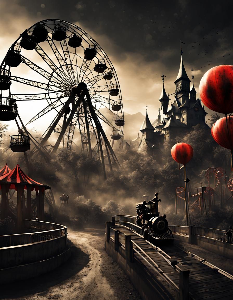 amusement park theme park hd wallpapers horror hd wallpapers, in the ...