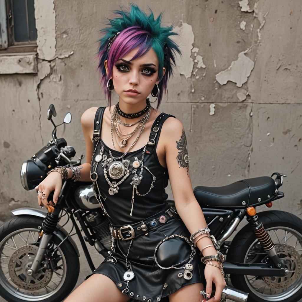 Punk - AI Generated Artwork - NightCafe Creator