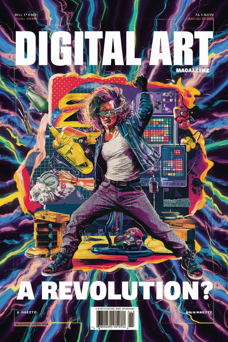 Magazine 'Digital Art' - AI Generated Artwork - NightCafe Creator