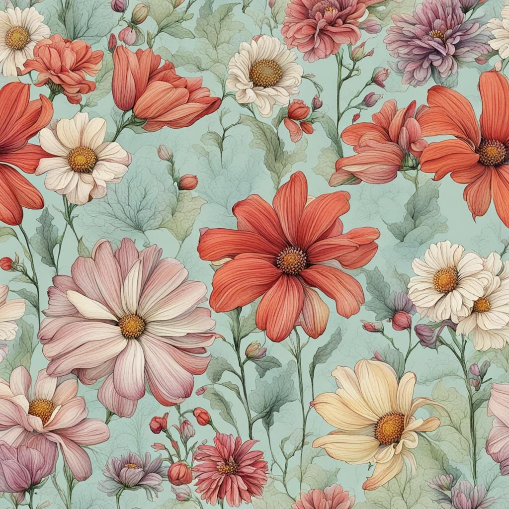 flowers Sharann - AI Generated Artwork - NightCafe Creator