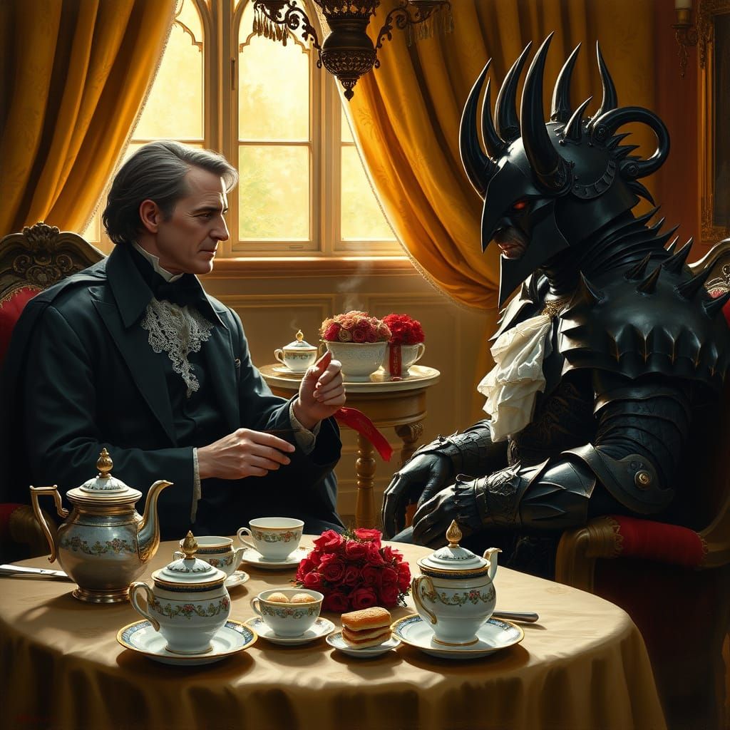 Sauron's tea party - Dark Lords' Tea Party in Elegant, Gothi...
