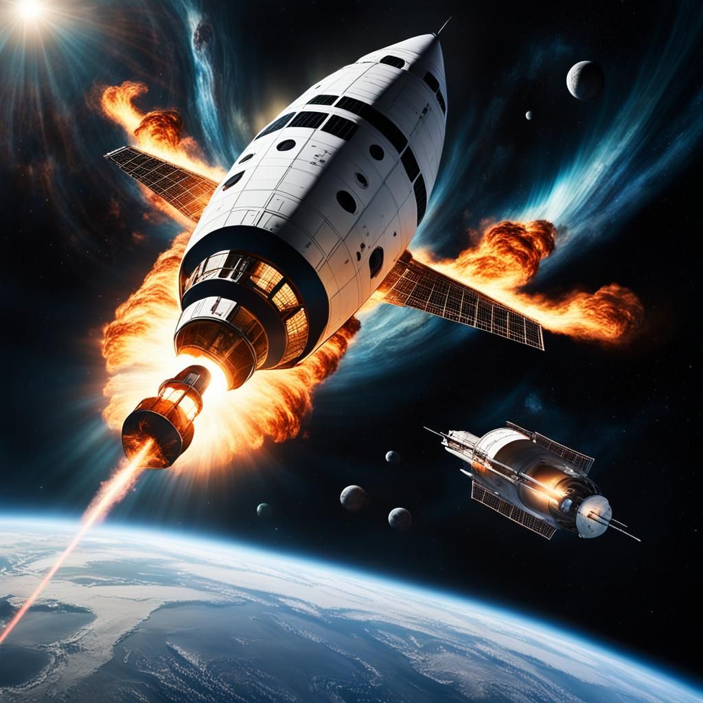 Space Burial - AI Generated Artwork - NightCafe Creator