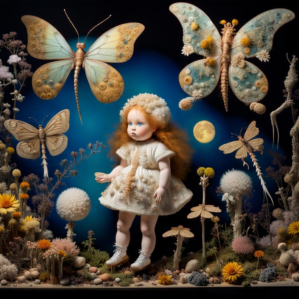fantasy infant dolls by Gabriel Pachecho and Hollie Hobbie among ...