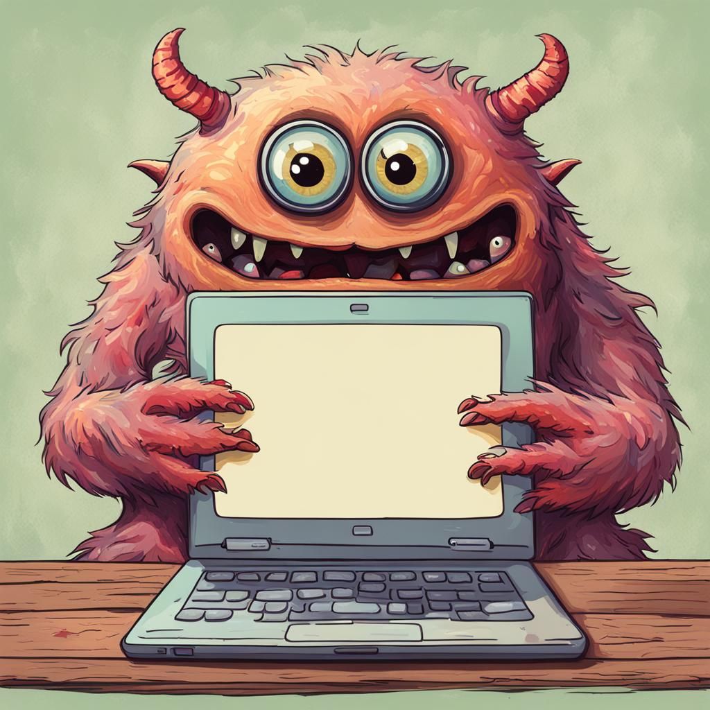 IT Monster II - AI Generated Artwork - NightCafe Creator