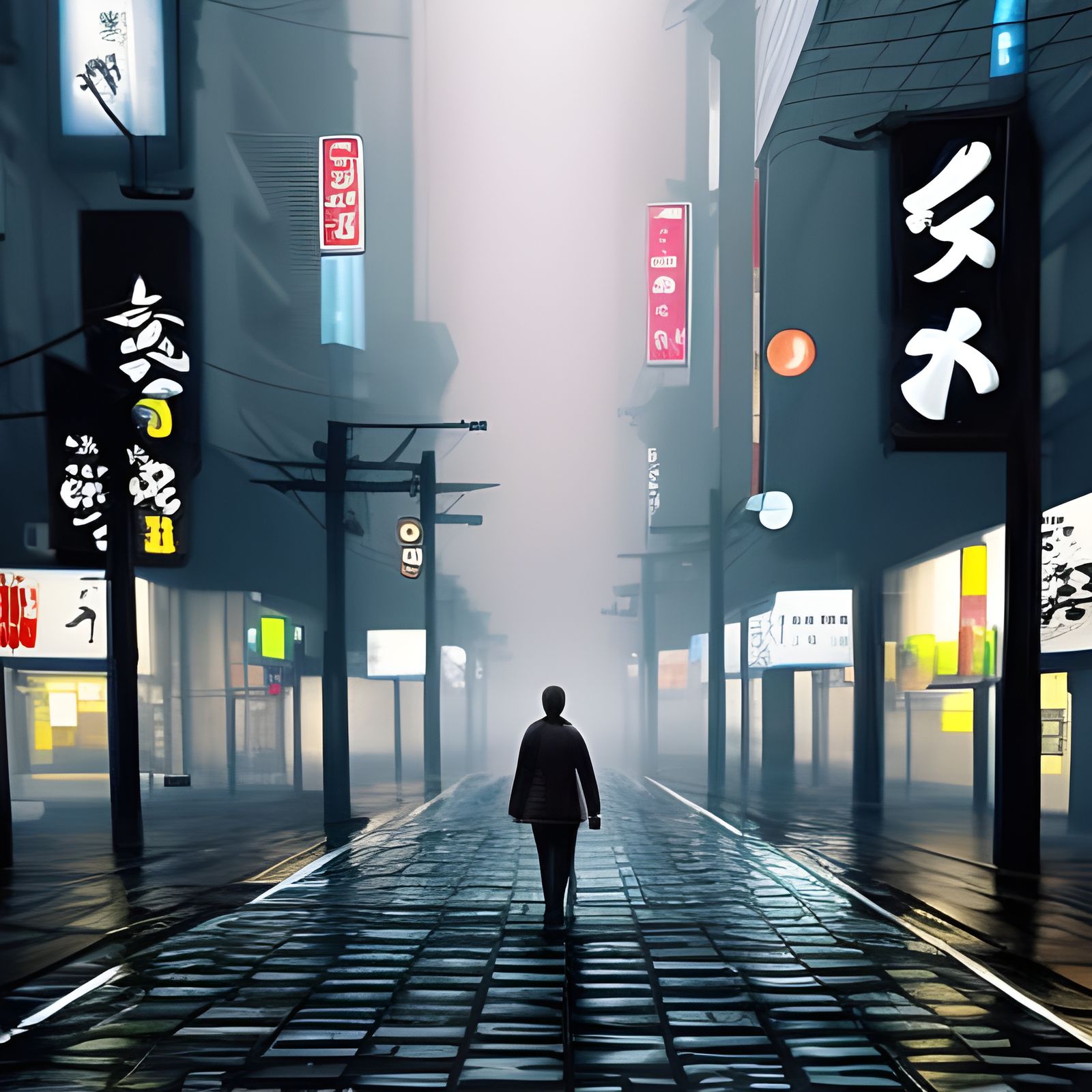 Tokyo at Midnight - AI Generated Artwork - NightCafe Creator