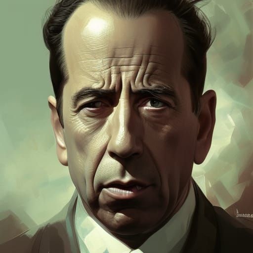 Humphrey Bogart - AI Generated Artwork - NightCafe Creator