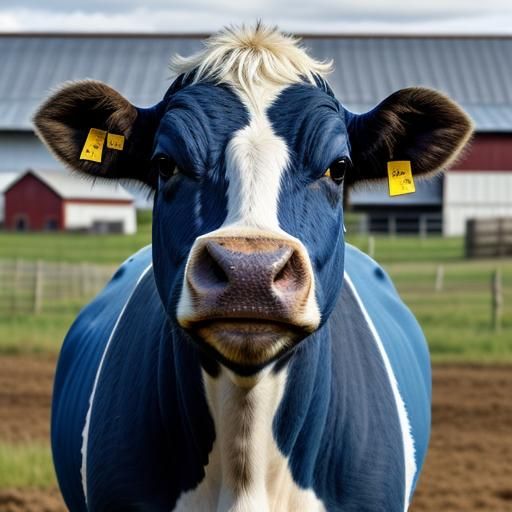 Weird Cow - AI Generated Artwork - NightCafe Creator