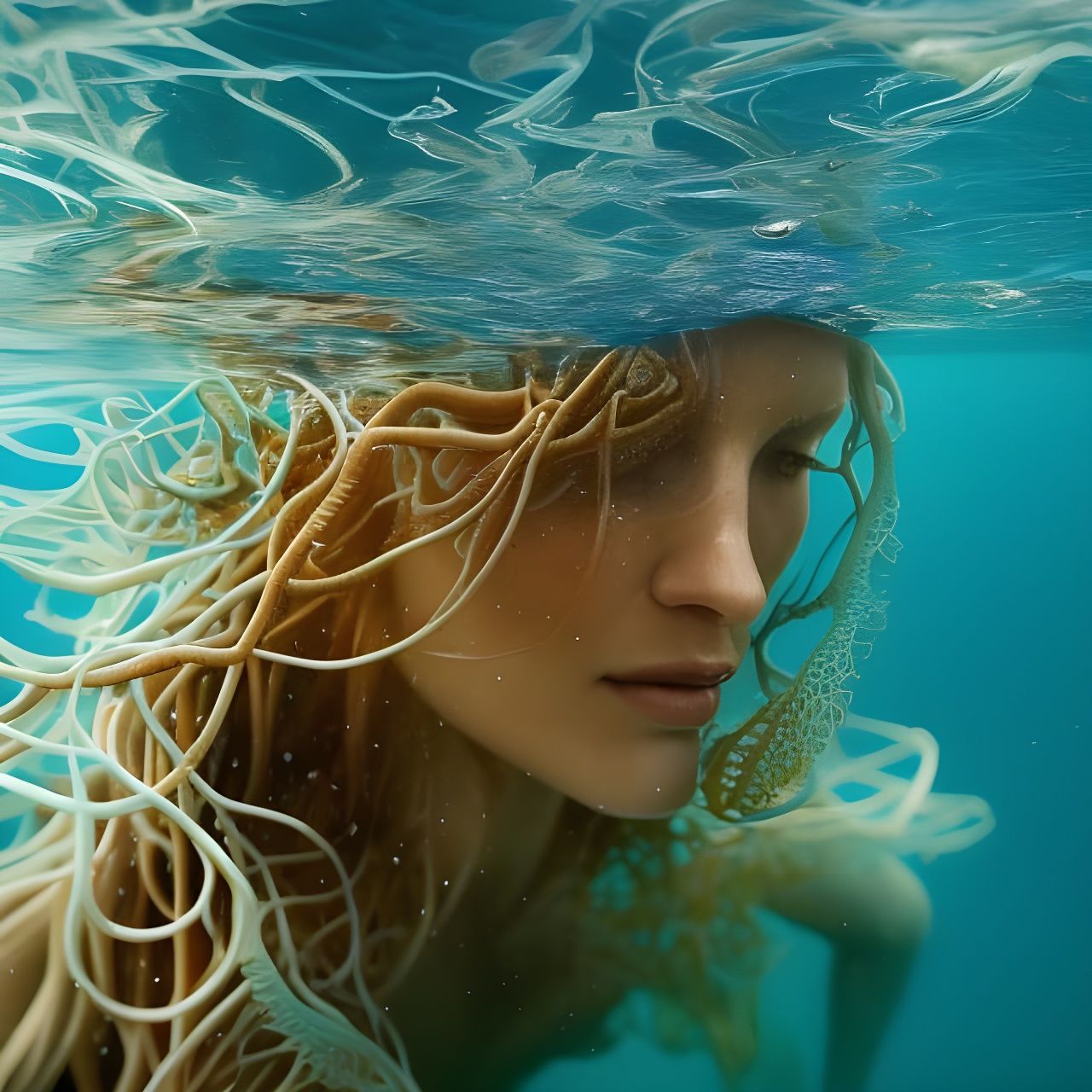 Aquatic Humanoid - AI Generated Artwork - NightCafe Creator