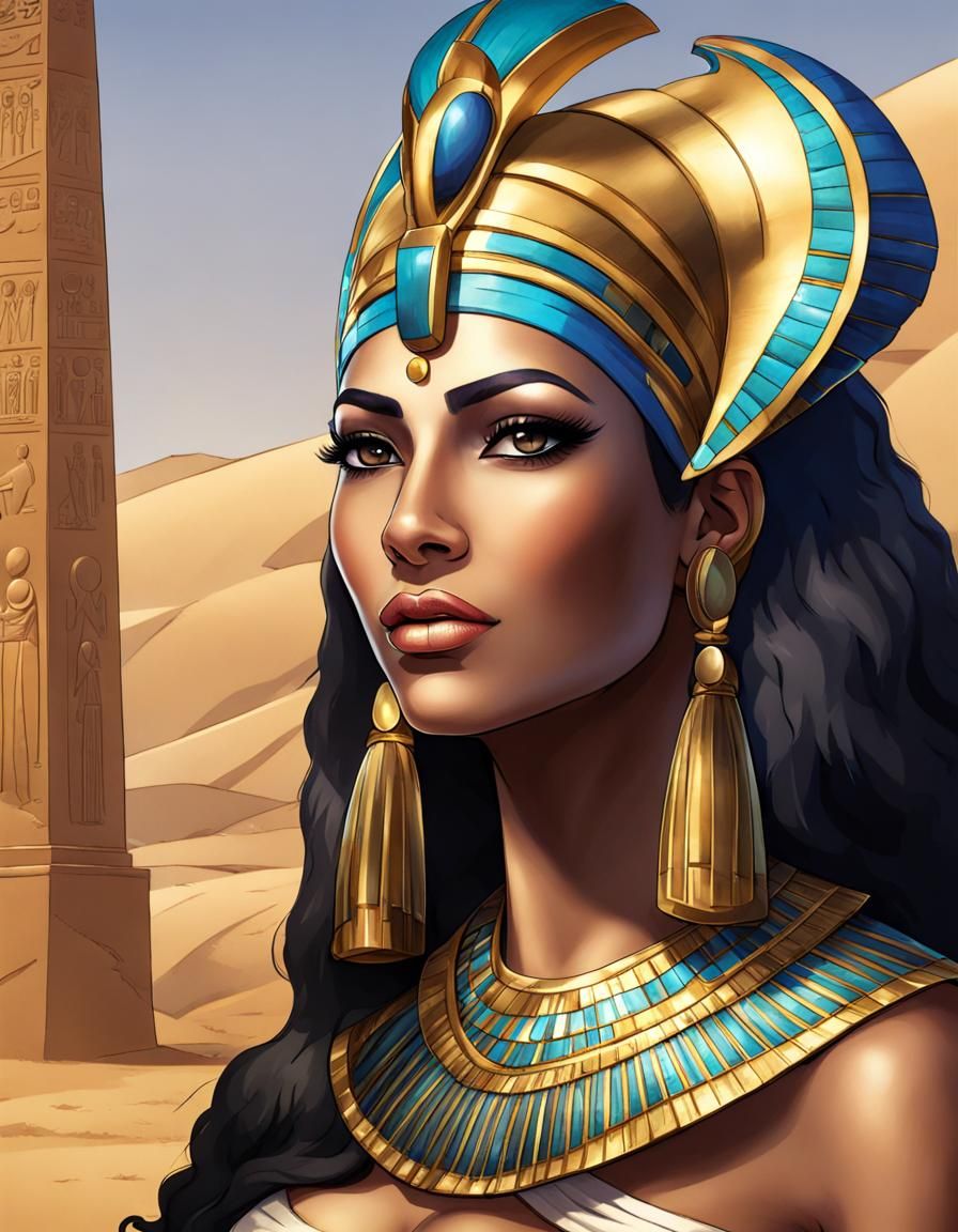 Egyptian queen - AI Generated Artwork - NightCafe Creator