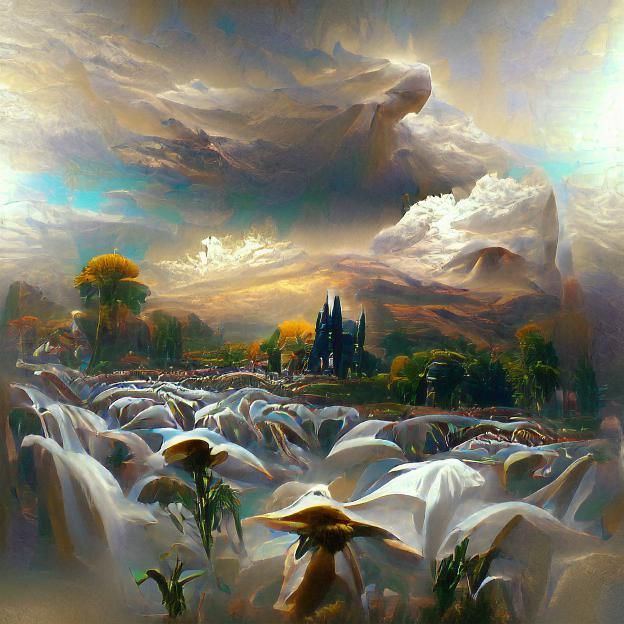 “The Fields of Elysium” - AI Generated Artwork - NightCafe Creator