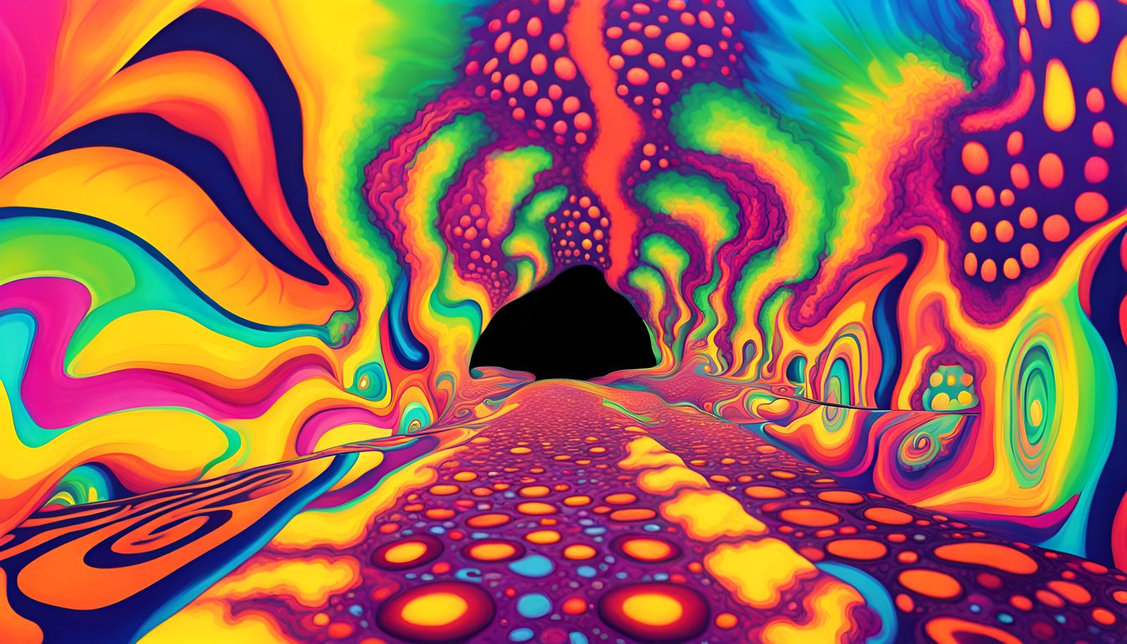 LSD acid trip, bad trip, freak out, vivid colors - AI Generated Artwork ...