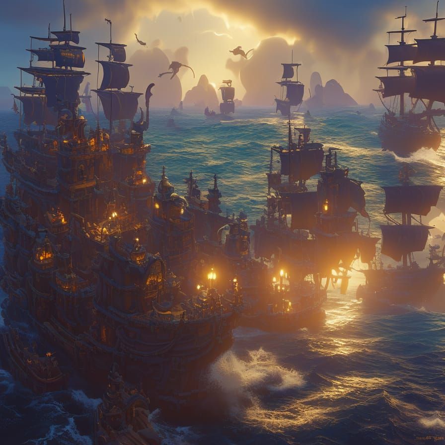 Epic cinematic brilliant stunning intricate meticulously detailed ...