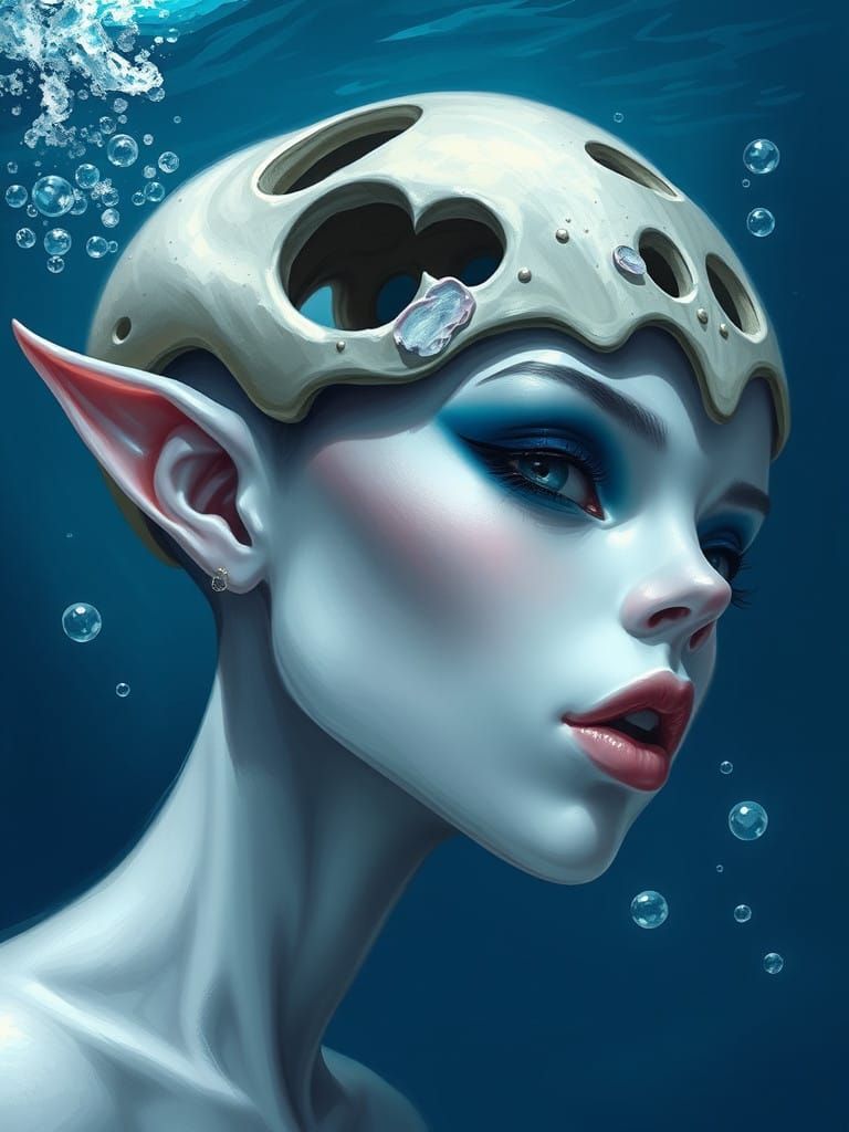 Deepwater - Surreal Mermaid Unveils Her Mystical Beauty
