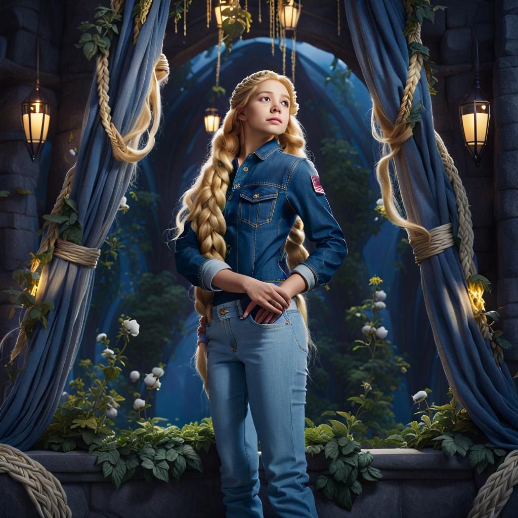 Rapunzel, Juggernaut8 in Jeans - Rapunzel, Juggernaut8 in Je...