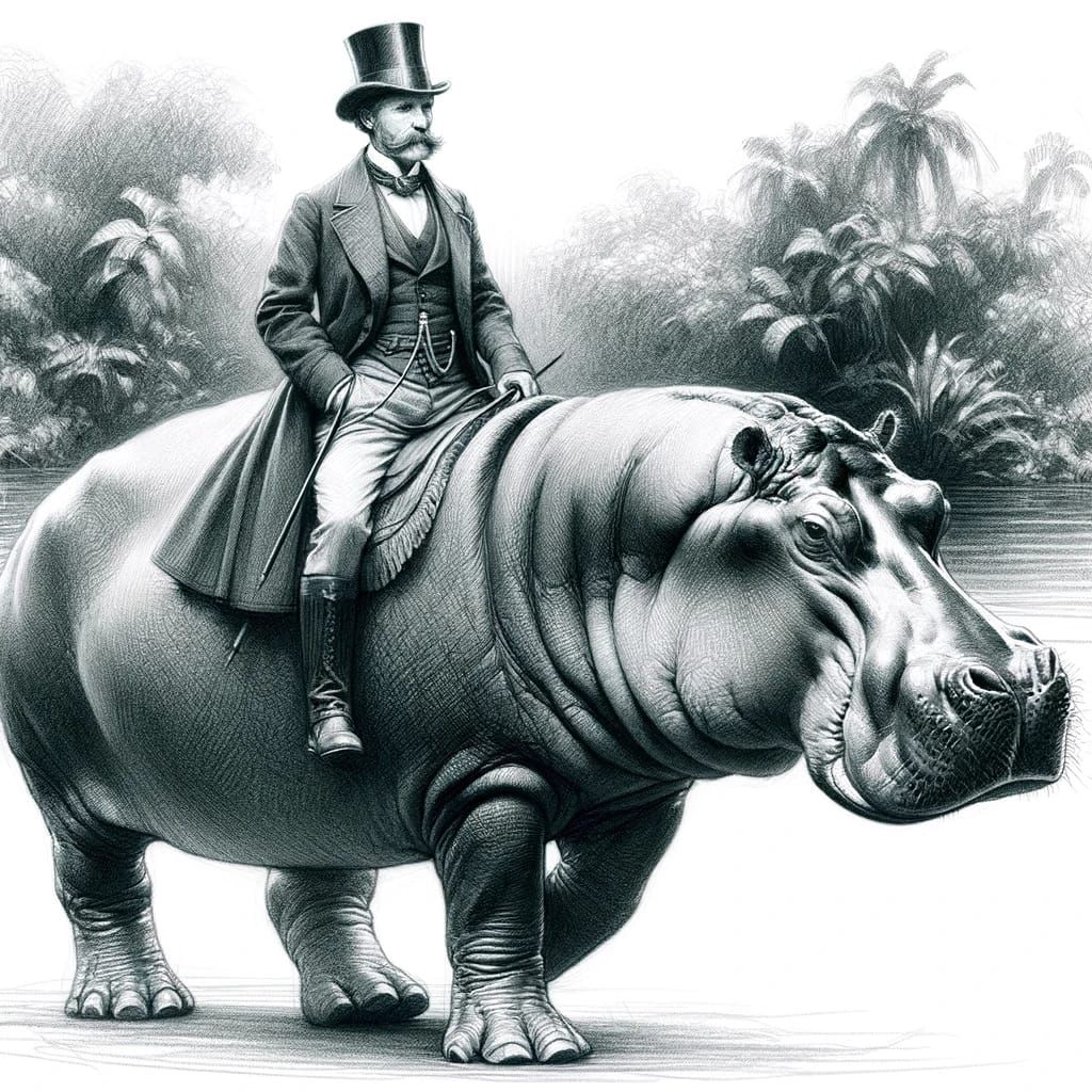 Gentleman with his ride - AI Generated Artwork - NightCafe Creator