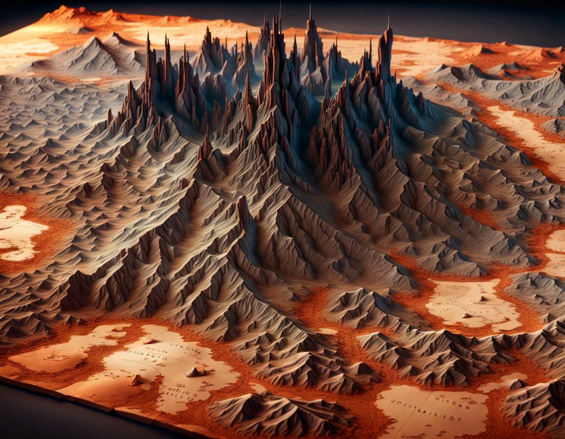 Old magic map - AI Generated Artwork - NightCafe Creator