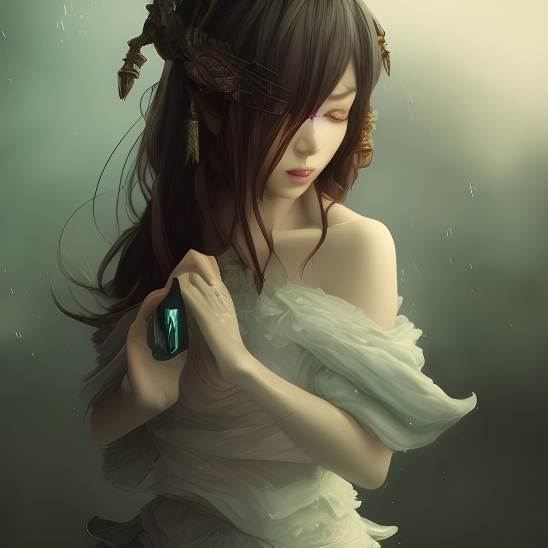 Kawaii Lonely Girl Ai Generated Artwork Nightcafe Creator