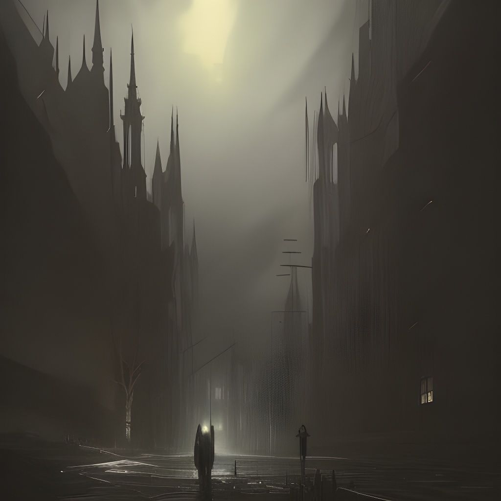 Gothic Composition 12 - AI Generated Artwork - NightCafe Creator