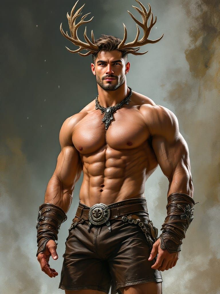 My Kind of Reindeer 241128C - Handsome Reindeer Cosplay in V...