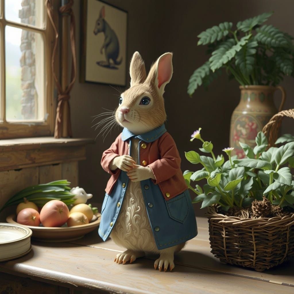 Stunning Beatrix Potter Portrait in Cinematic Phot... - AI Art