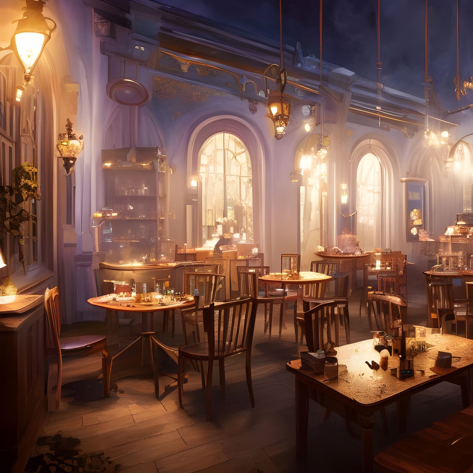 Night Cafe Experiments - AI Generated Artwork - NightCafe Creator