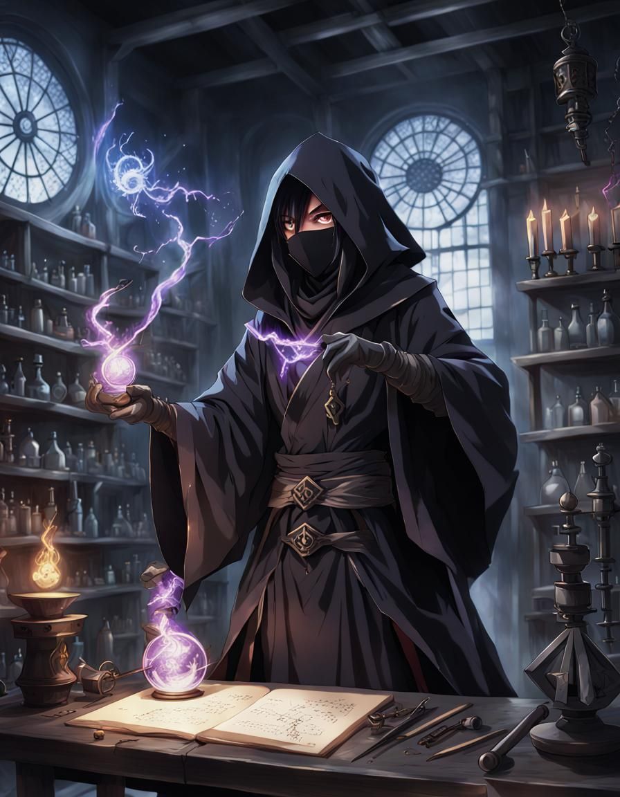 Powerful in the ways of electromancy - AI Generated Artwork - NightCafe ...