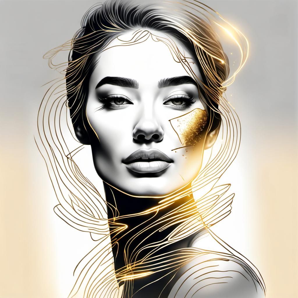 Abstract Portrait - AI Generated Artwork - NightCafe Creator