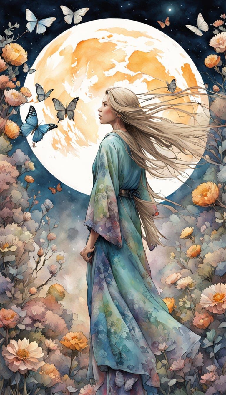 A stroll under the Moonlight! - A stroll under the Moonlight...