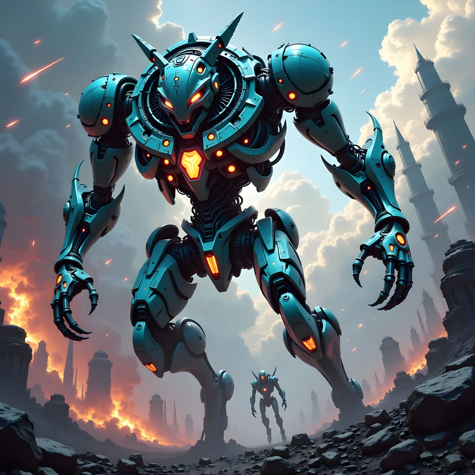 War Torn Dystopia - Cyberpunk Mech Warfare