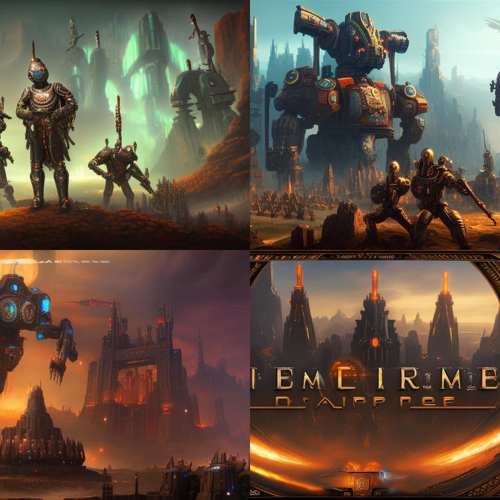 Glory to the Machine Empire! - AI Generated Artwork - NightCafe Creator