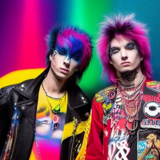 Punkers - AI Generated Artwork - NightCafe Creator