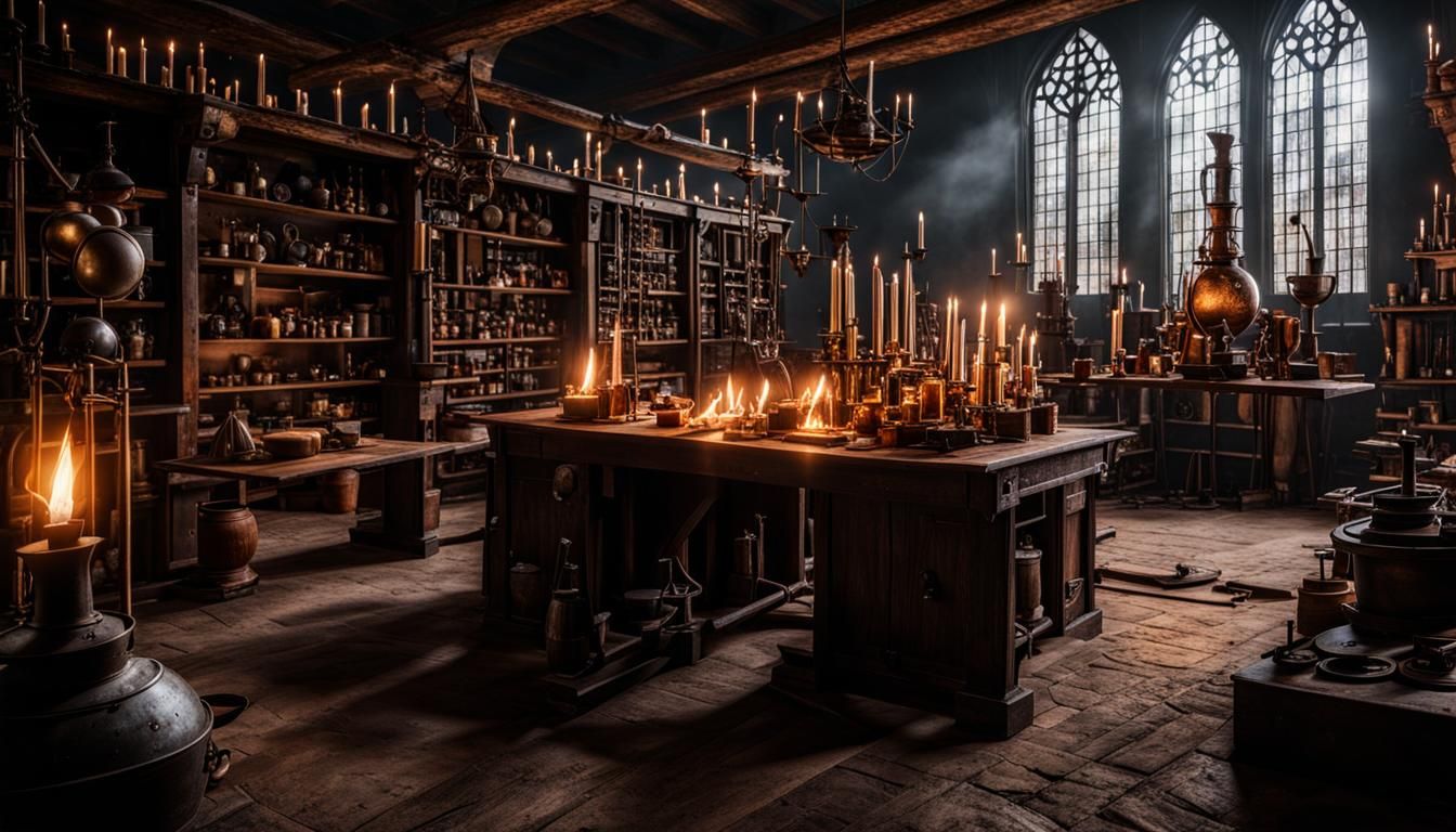 Starter Images - The Alchemist Laboratory 02 - AI Generated Artwork ...