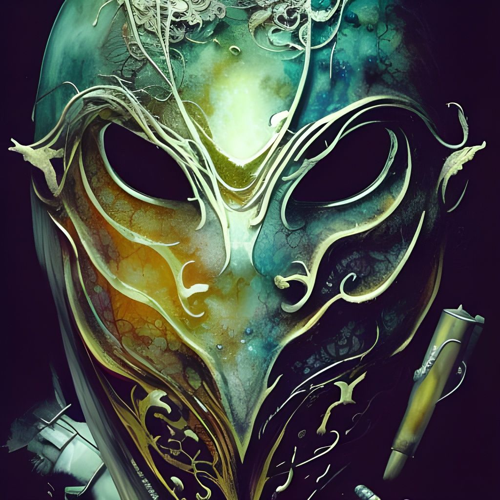 100 Masks - XXIX - AI Generated Artwork - NightCafe Creator