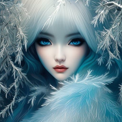 Portrait of a magical frost fairy!! - AI Generated Artwork - NightCafe ...