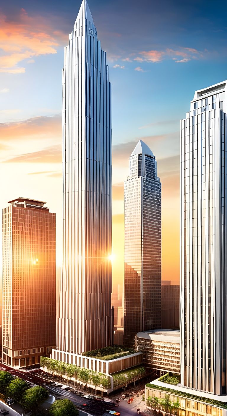 Dominating the Skyline - AI Generated Artwork - NightCafe Creator