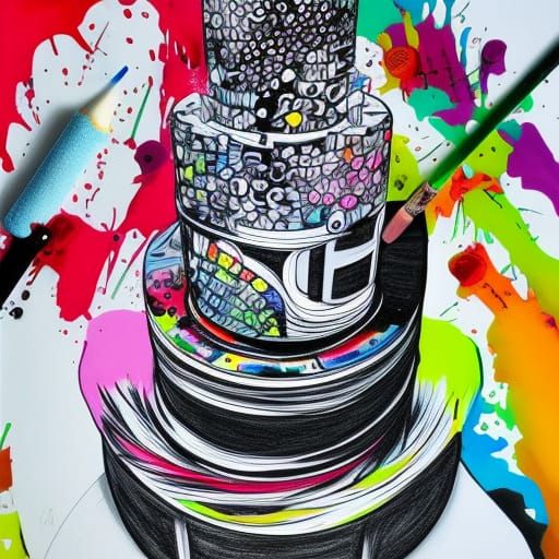 Let me eat cake! 😋 - AI Generated Artwork - NightCafe Creator