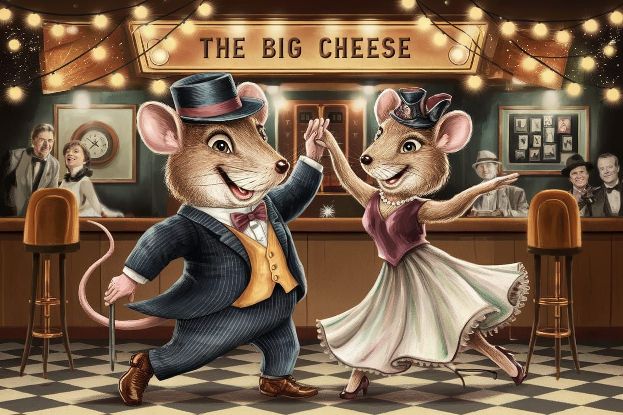 Swing dancing at The Big Cheese - Swing dancing at The Big C...