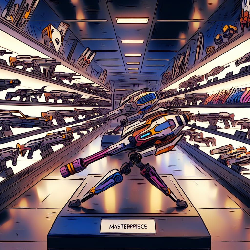 Surreal Anime Sci-Fi Armory Showcases Fantastical ... - AI Art