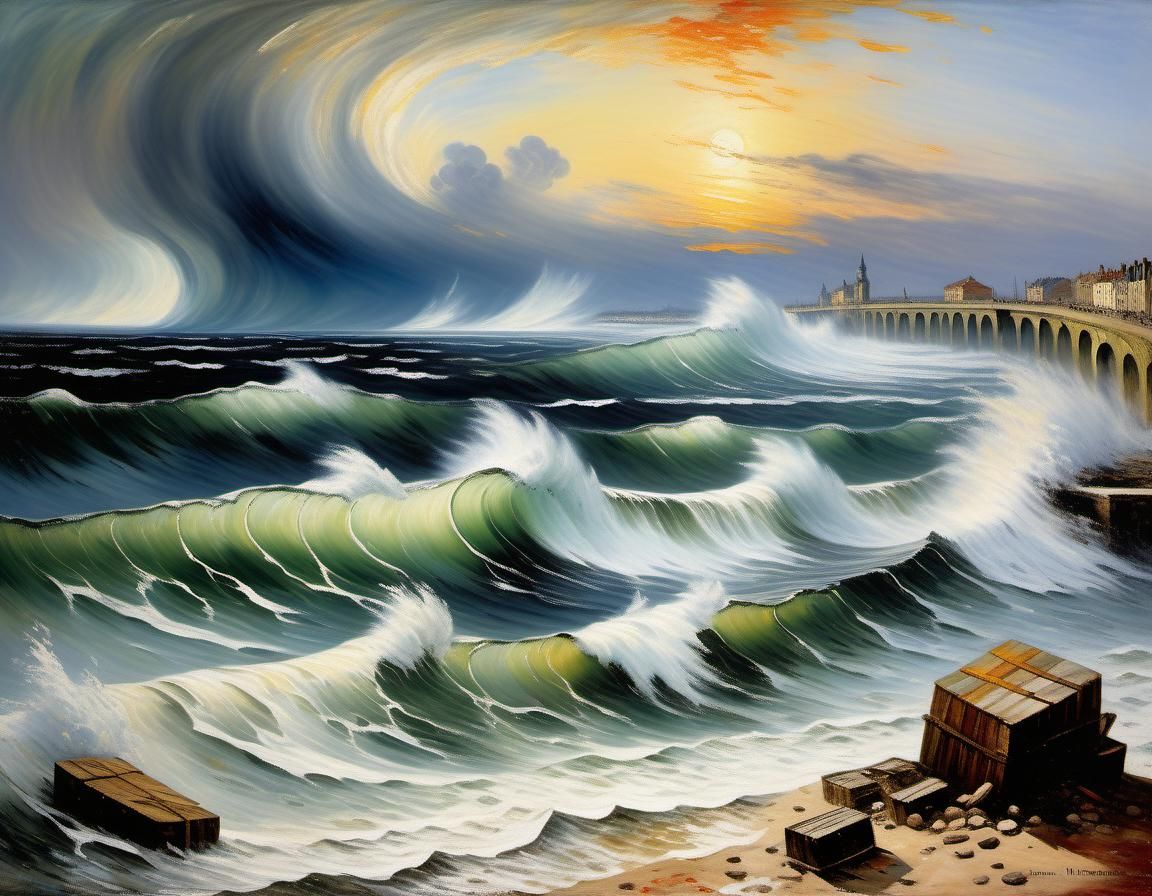 Seascape - AI Generated Artwork - NightCafe Creator