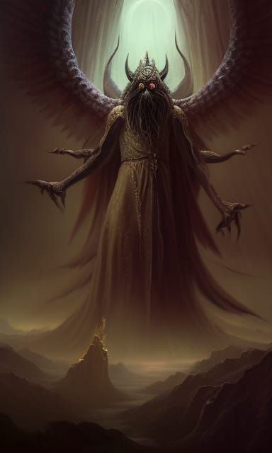 "ancient demon vampire parasite connected to host" - AI Generated ...