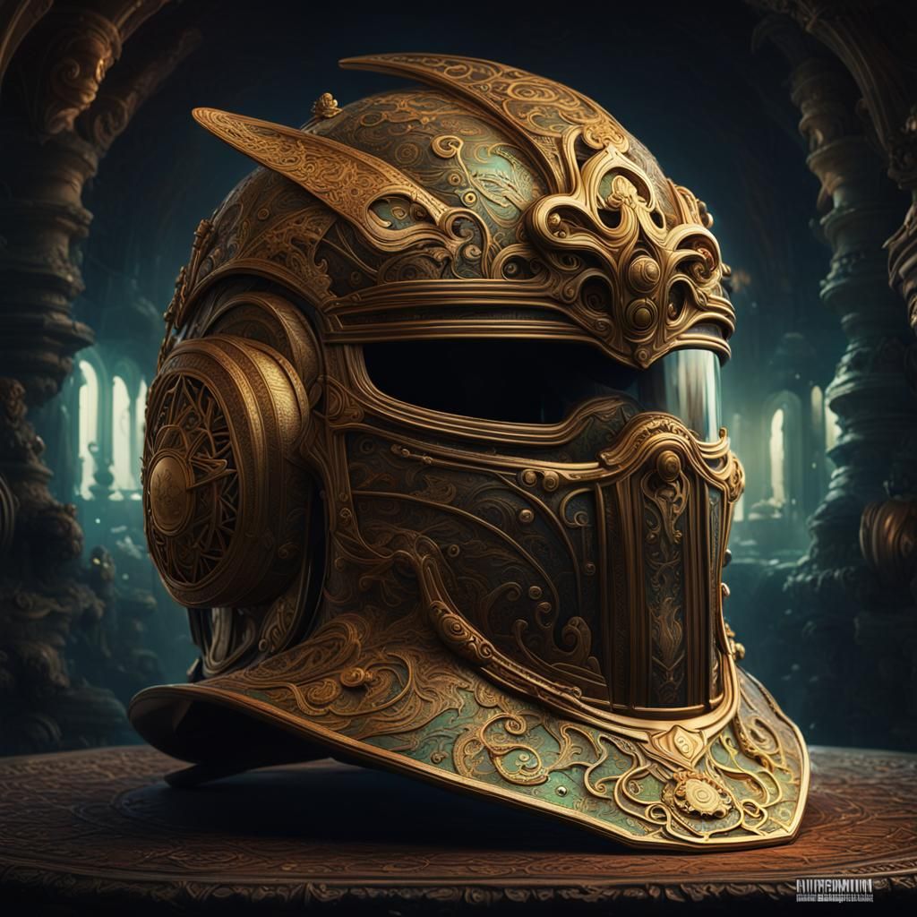 The Sandman's Dream Helmet - AI Generated Artwork - NightCafe Creator