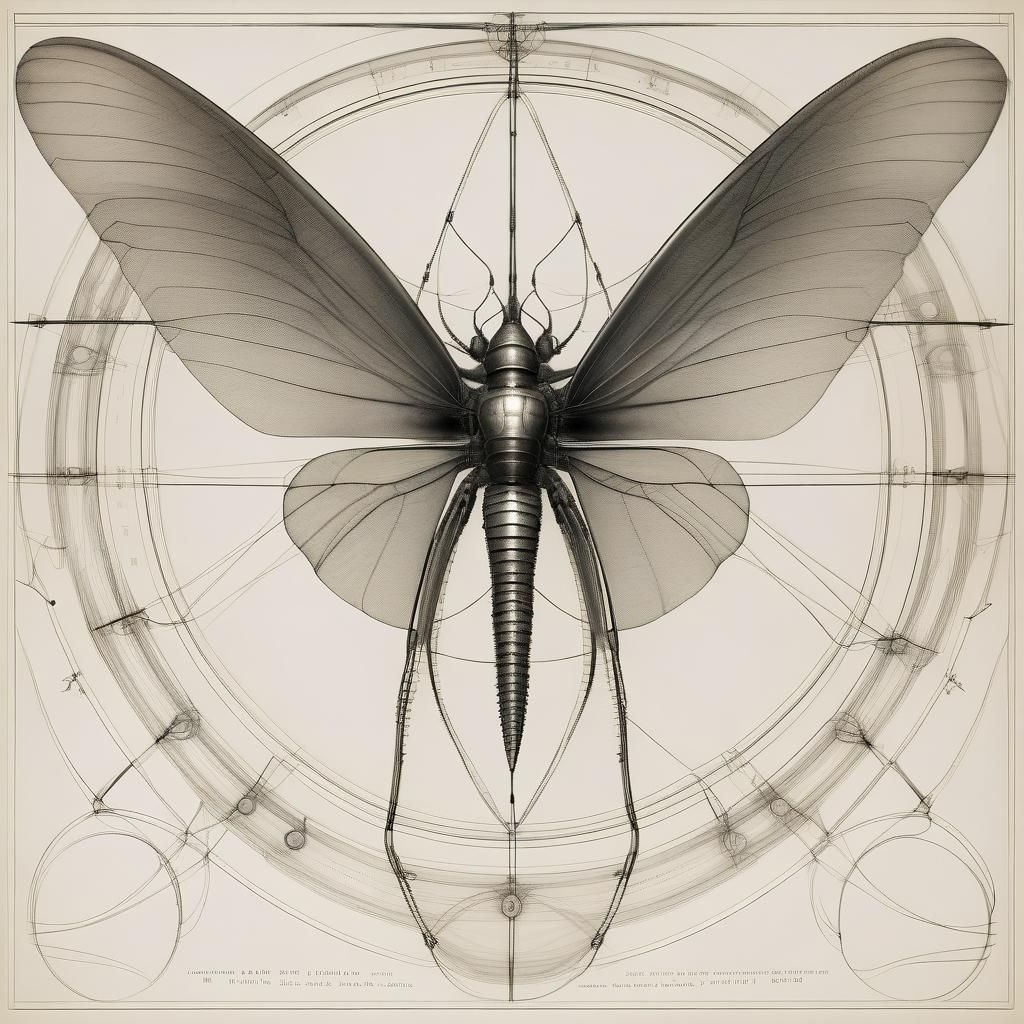 Minimalistic Insect - AI Generated Artwork - NightCafe Creator